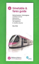 midland metro timetable 2017 used for sale | For Sale UK